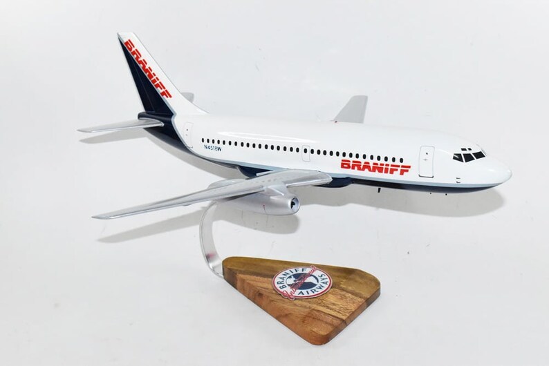 Braniff Airlines B737-200 Model - Etsy