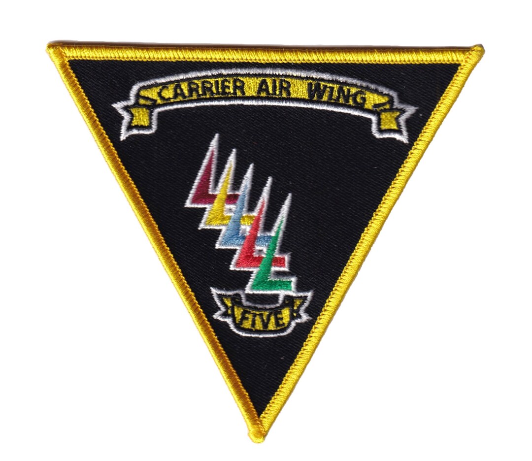 Carrier Air Wing 5 CVW-5 Patch With Hook and Loop, 4.5 - Etsy