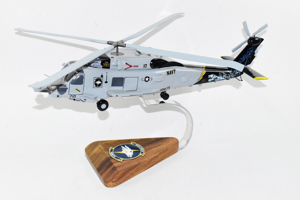 HSM-75 Wolf Pack CAG MH-60R Seahawk ModeloSikorskyCaoba - Etsy España
