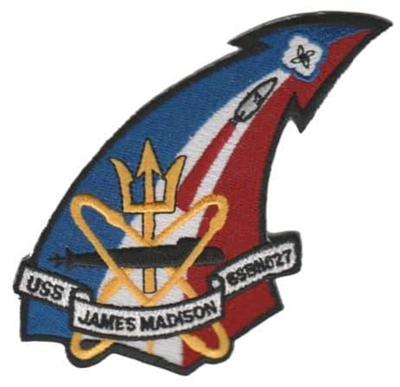 USS James Madison SSBN-627 Patch Plastic Backing - Etsy