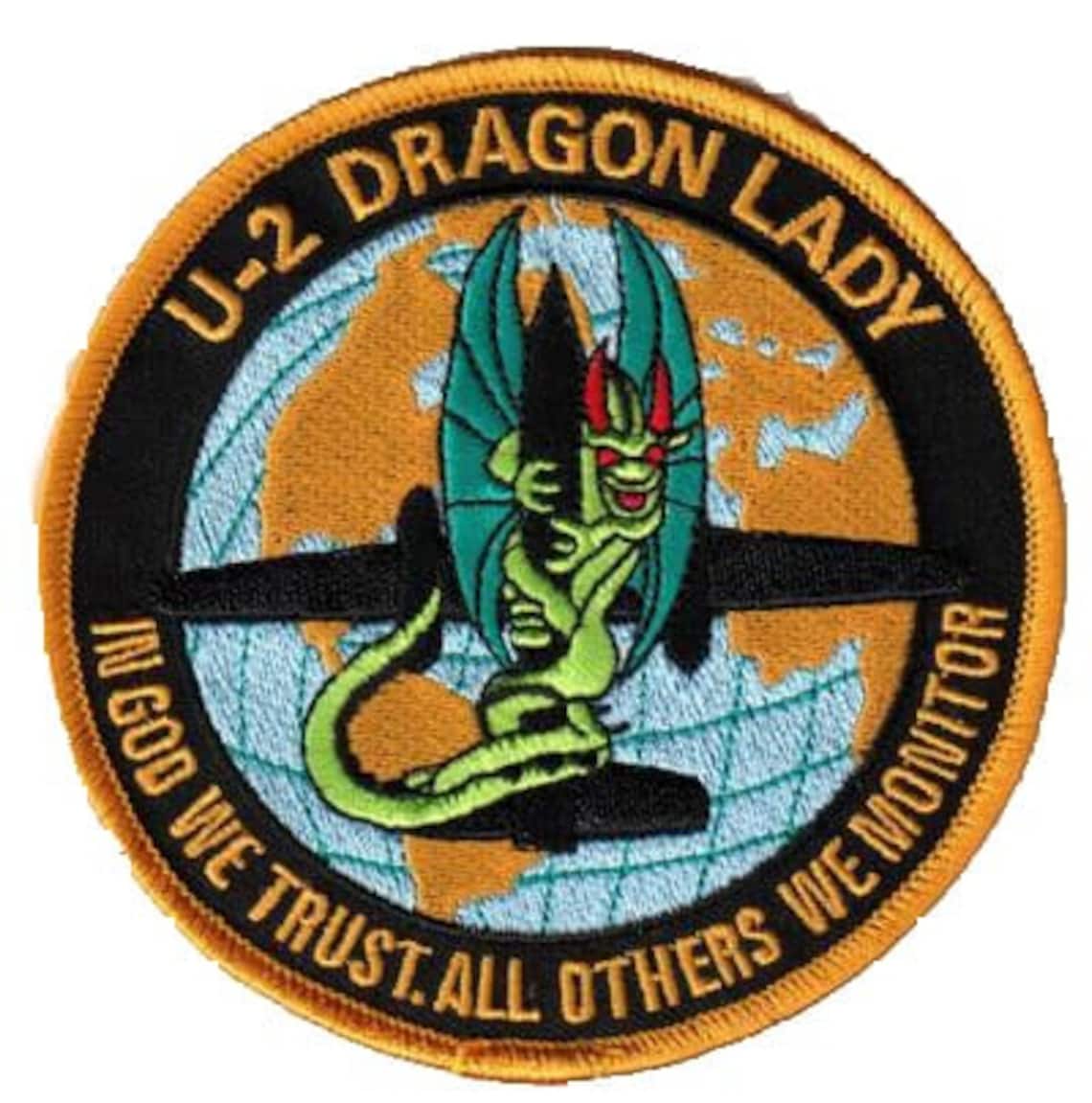 U-2 DRAGON LADY Patch Sew On - Etsy