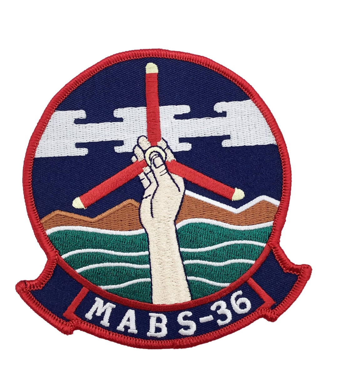 Marine Corps MABS-36 Patch Plastic Backing - Etsy