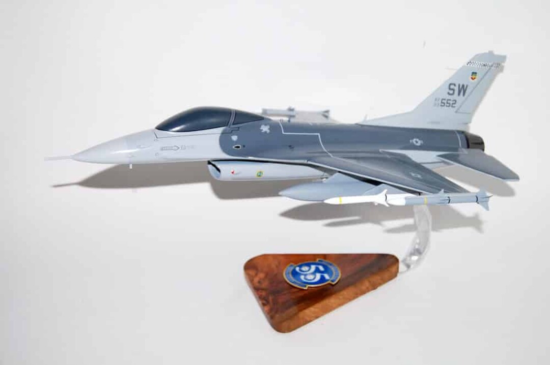 55th FS Fighting Fifty Fifth F-16 Model Scale Model USAF - Etsy