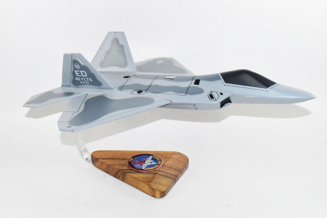 Lockheed Martin® F-22 Raptor® 412th TW 411 FLTS 18 in - Etsy