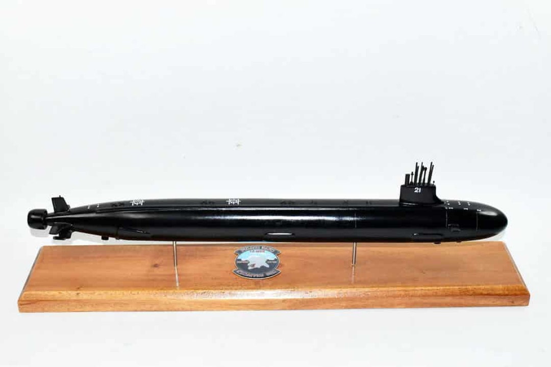 USS Seawolf SSN-21 Submarine,navy,scale Model,mahogany,20 Inch,seawolf ...