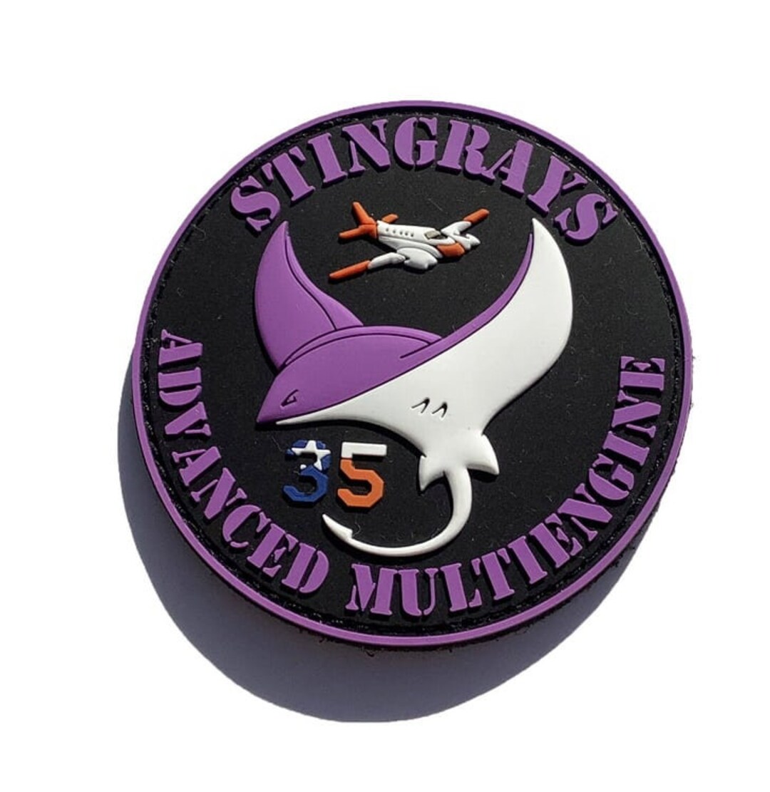 VT-35 Stingrays Student PVC Patch With Hook and Loop - Etsy.de