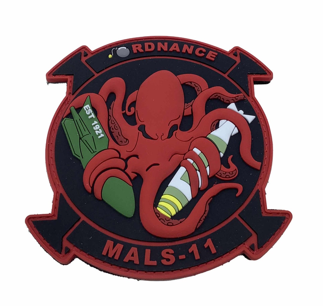MALS-11 Devilfish Ordnance PVC Patch Hook and Loop - Etsy