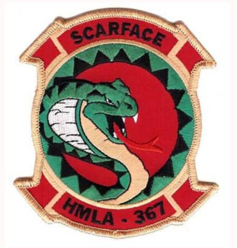 HMLA-367 Scarface Patch Sew On - Etsy