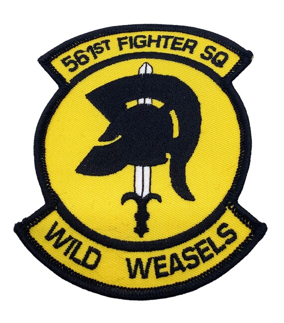 561st Fighter Squadron Patch Plastic Backing | Etsy