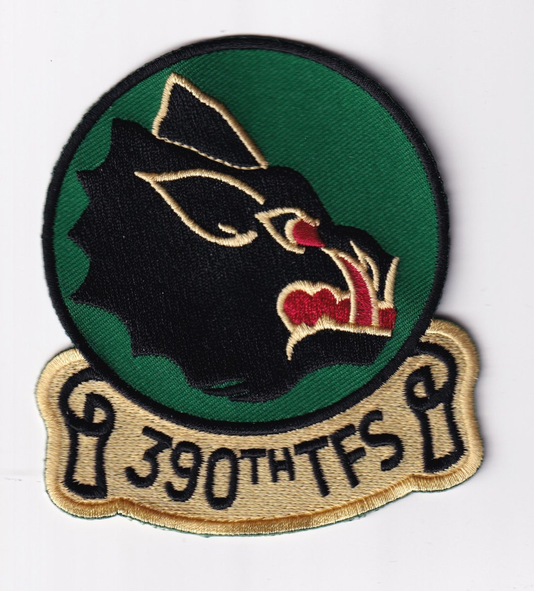 390th Tactical Fighter Squadron Blue Boar 1972-82, 4 Inch Patch, Hook ...