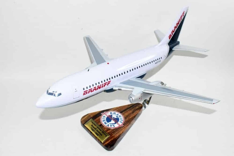 Braniff Airlines B737-200 Model - Etsy