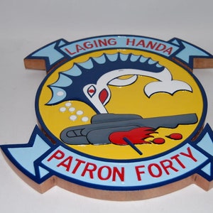 Vp-40 Fighting Marlins Plaque - Etsy