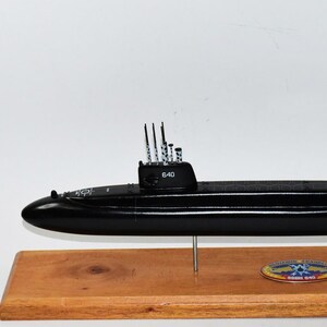 Uss Benjamin Franklin Ssbn-640 Submarine Model black Hull,navy,20,scale ...
