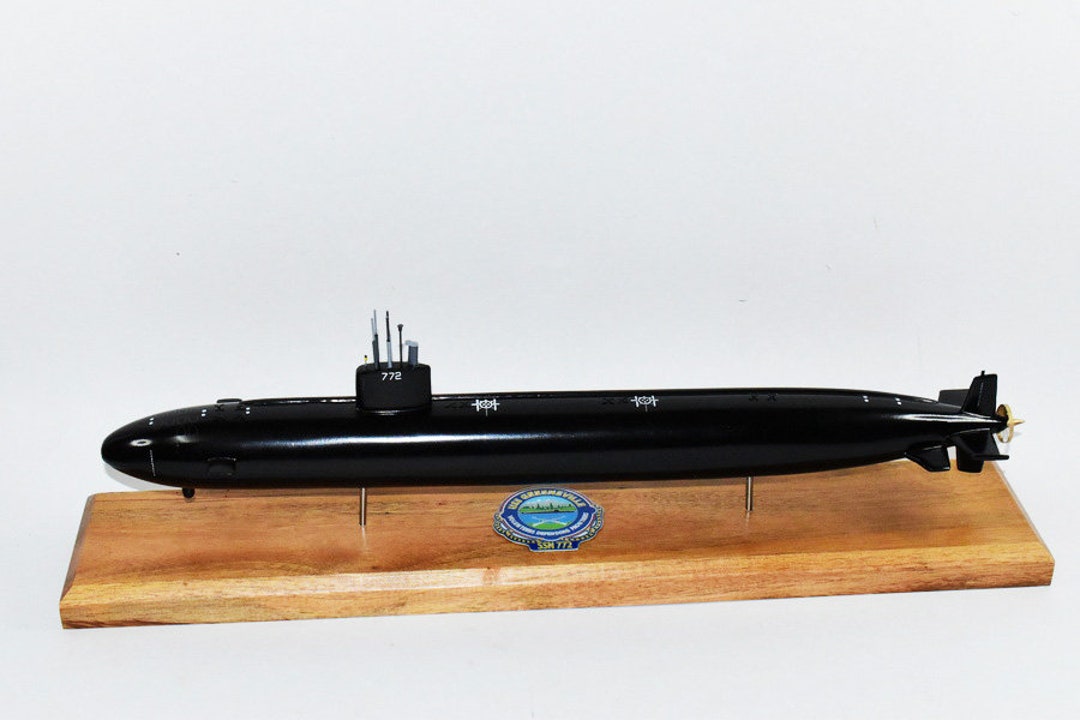 USS Greeneville SSN-772 black Hull Submarine Model,navy,scale Model ...