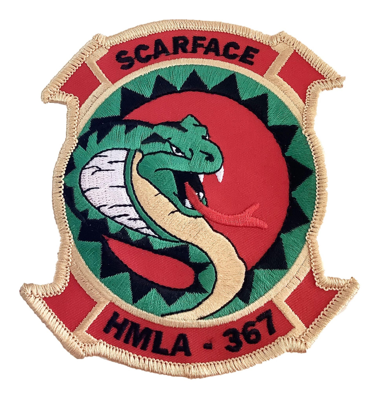 Hmla-367 Scarface Patch Sew On | Etsy