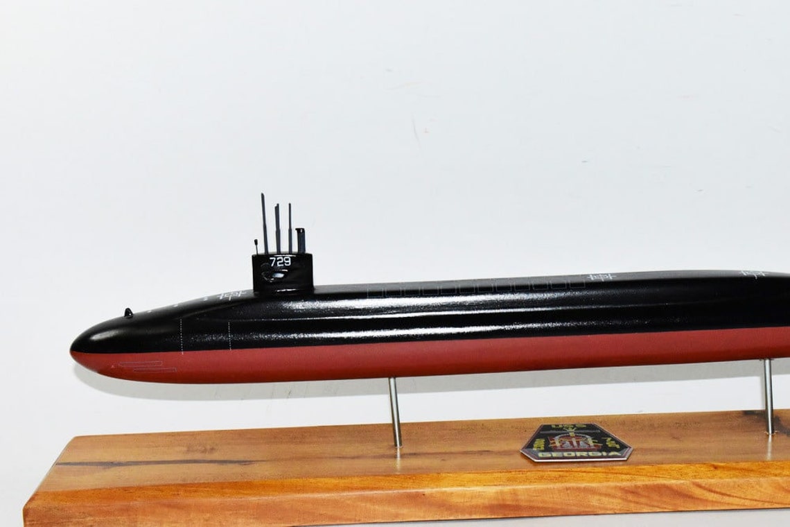 USS Rhode Island SSBN-740 Submarine Model Scale Model United - Etsy