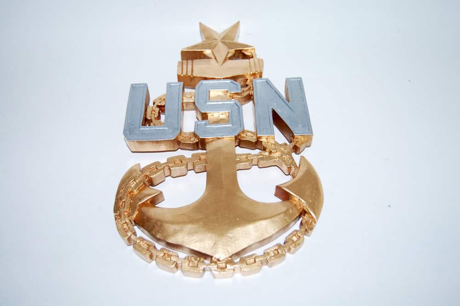 Navy Senior Chief Fouled Anchor Wall Plaque - Etsy