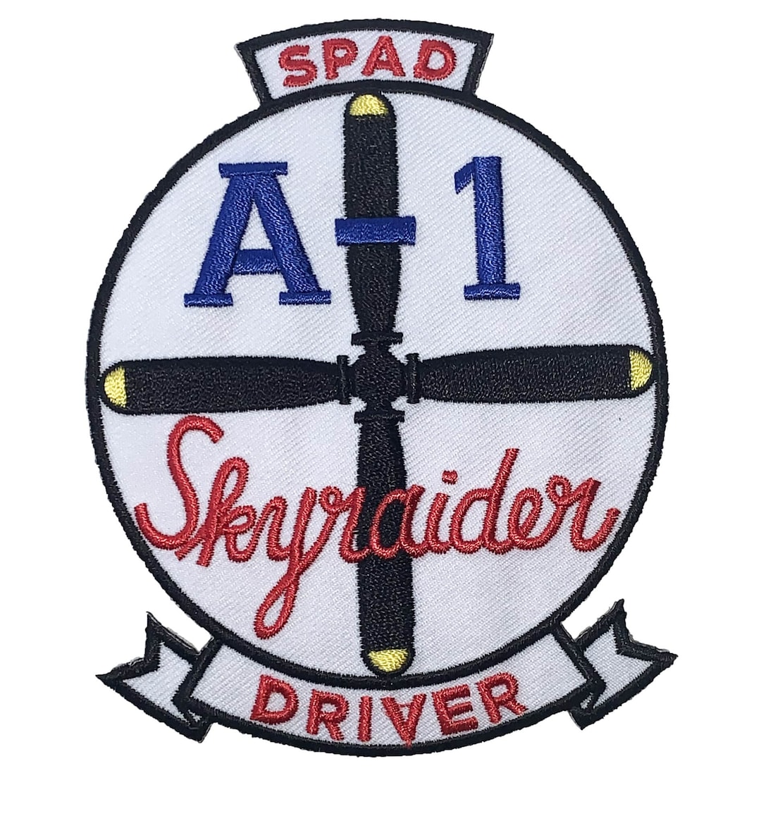 A-1 Skyraider SPAD Patch, Sew On - Etsy UK