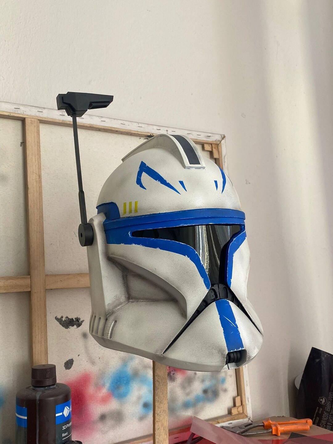 Star Wars Captain Rex Helmet Phase 1:1 Life Size 3D Custom - Etsy