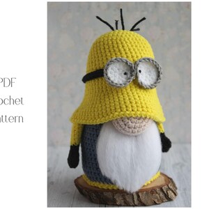 Crochet Minion Gnome Pattern, Amigurumi Minion, Crochet Gnome Minion - Etsy