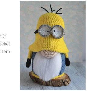 Crochet Minion Gnome Pattern, Amigurumi Minion, Crochet Gnome Minion - Etsy