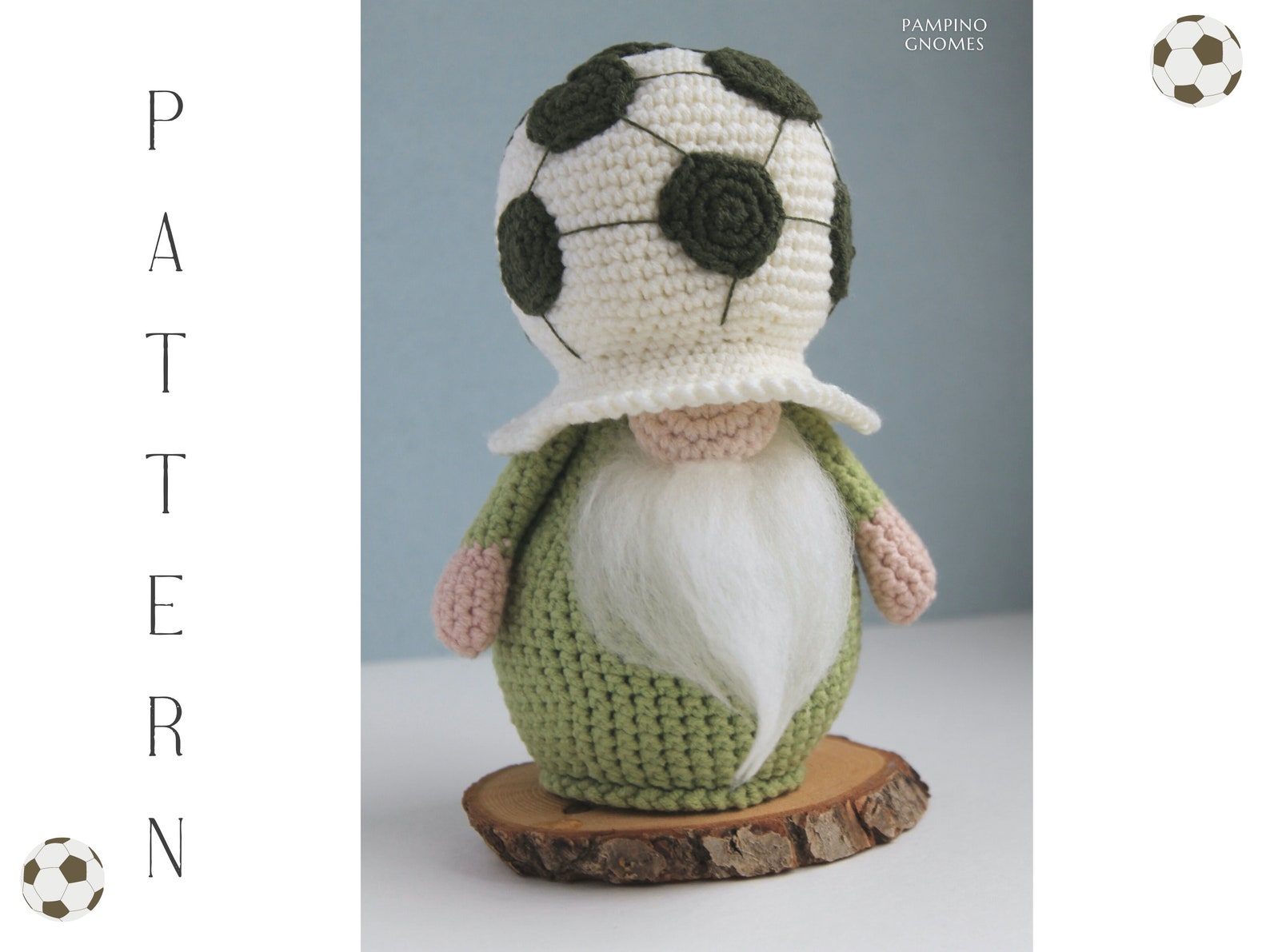 Football Gnome Crochet Pattern Crochet FIFA Ball Gnome Doll - Etsy