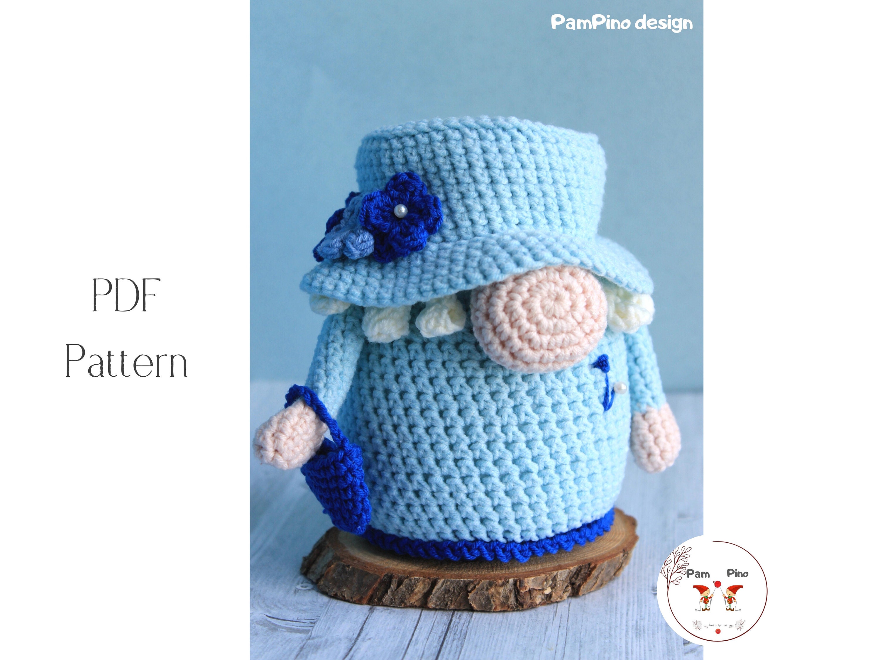 Crochet Queen Elizabeth Gnome Pattern Amigurumi Queen - Etsy