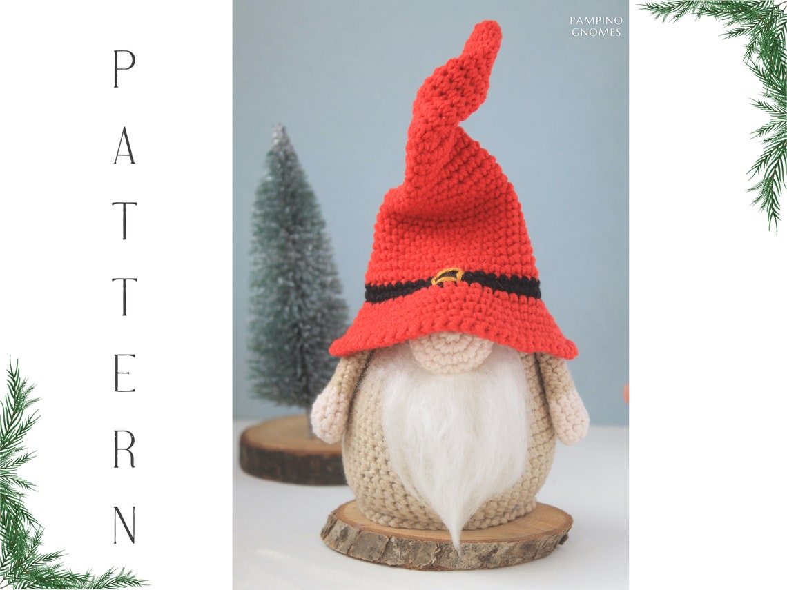 Crochet Christmas Santa Gnome Pattern Amigurumi Christmas - Etsy