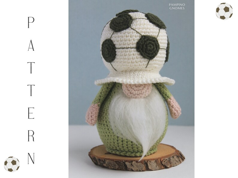 Football Gnome Crochet Pattern Crochet FIFA Ball Gnome Doll - Etsy