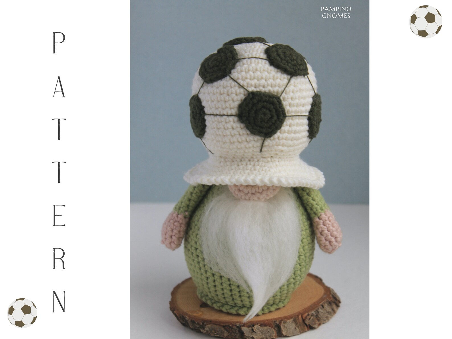 Football Gnome Crochet Pattern Crochet FIFA Ball Gnome Doll - Etsy