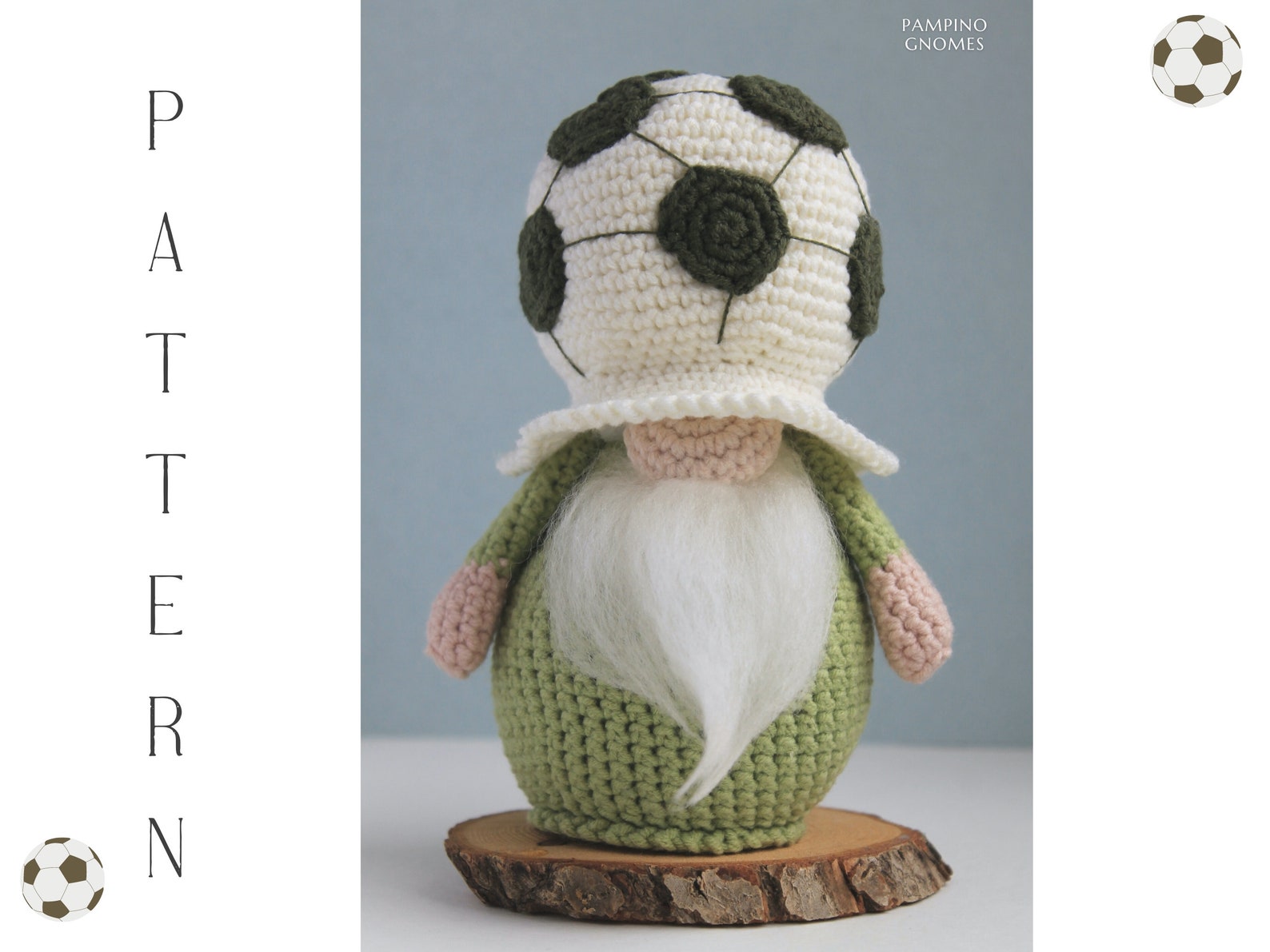 Football Gnome Crochet Pattern Crochet FIFA Ball Gnome Doll - Etsy