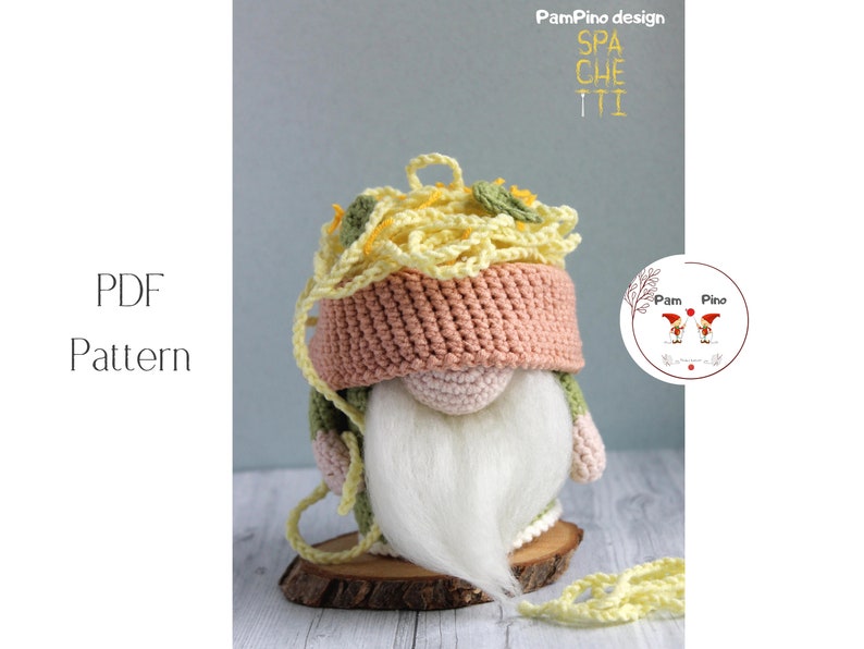 Crochet Spaghetti Gnome Pattern Amigurumi Spaghetti Crochet - Etsy