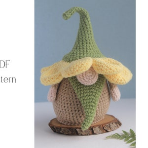 Crochet Spring Flower Gnome, Amigurumi Flower, Crochet Gnome - Etsy