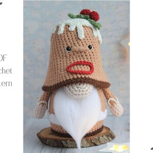 Gingerbread Gnome Crochet Pattern, Amigurumi Christmas Gingerbread - Etsy