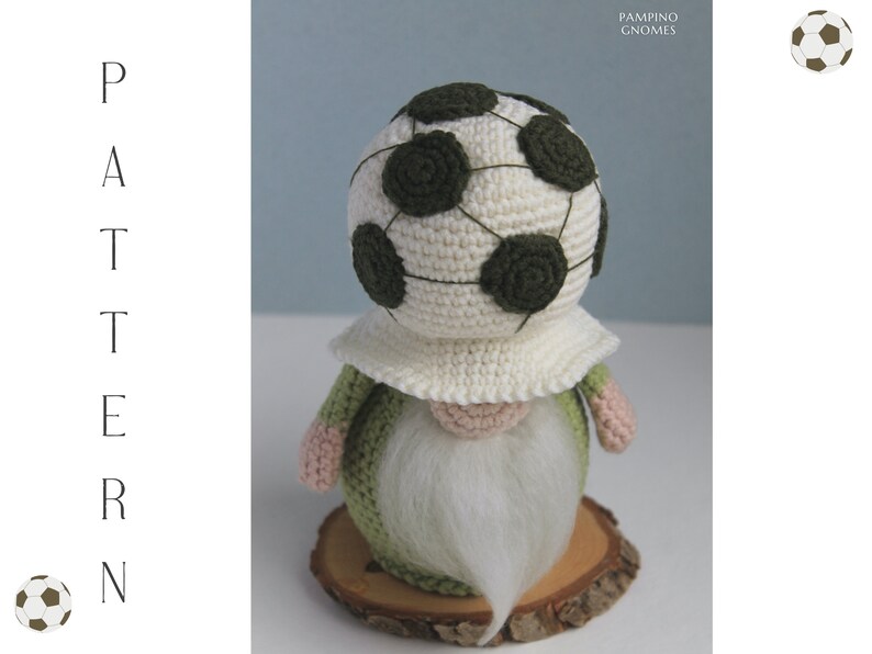 Football Gnome Crochet Pattern Crochet FIFA Ball Gnome Doll - Etsy