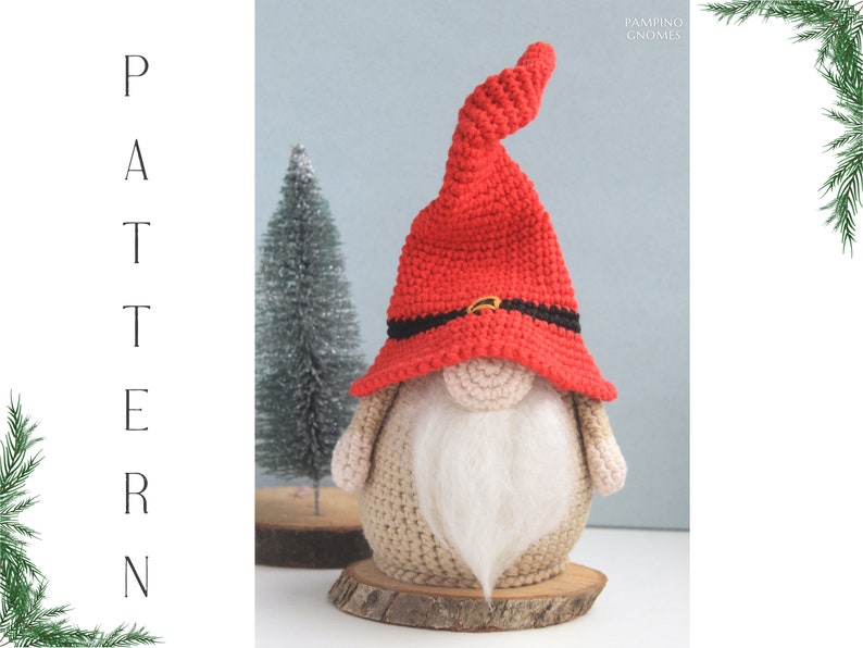 Crochet Christmas Santa Gnome Pattern Amigurumi Christmas - Etsy