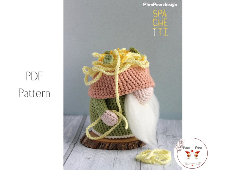 Crochet Spaghetti Gnome Pattern Amigurumi Spaghetti Crochet - Etsy