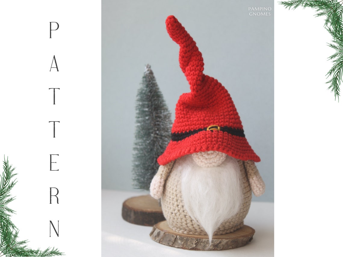 Crochet Christmas Santa Gnome Pattern Amigurumi Christmas - Etsy