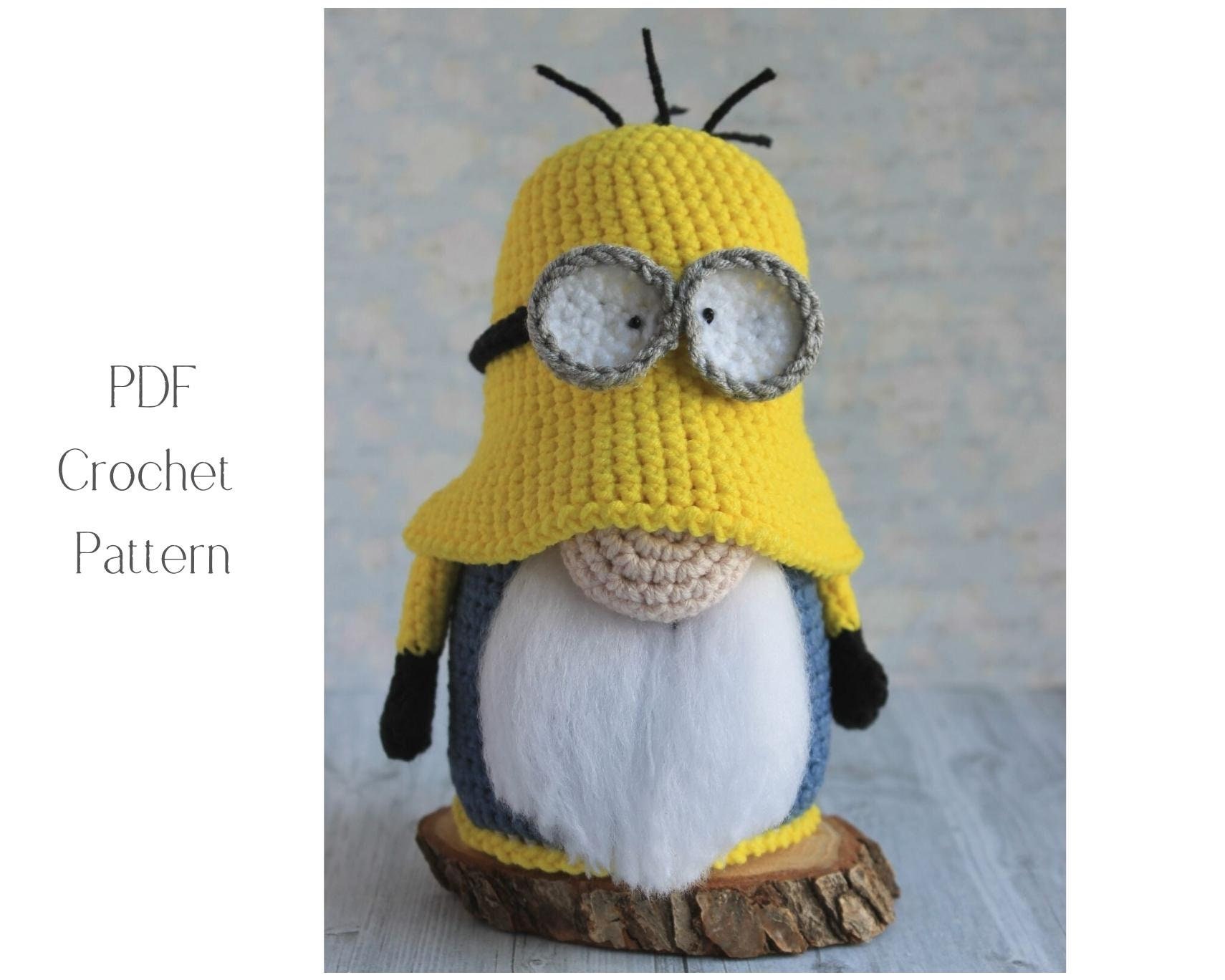 Crochet Minion Gnome Pattern Amigurumi Minion Crochet Gnome - Etsy
