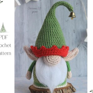 Elf Crochet Gnome Pattern, Amigurumi Elf Gnome Tutorial - Etsy