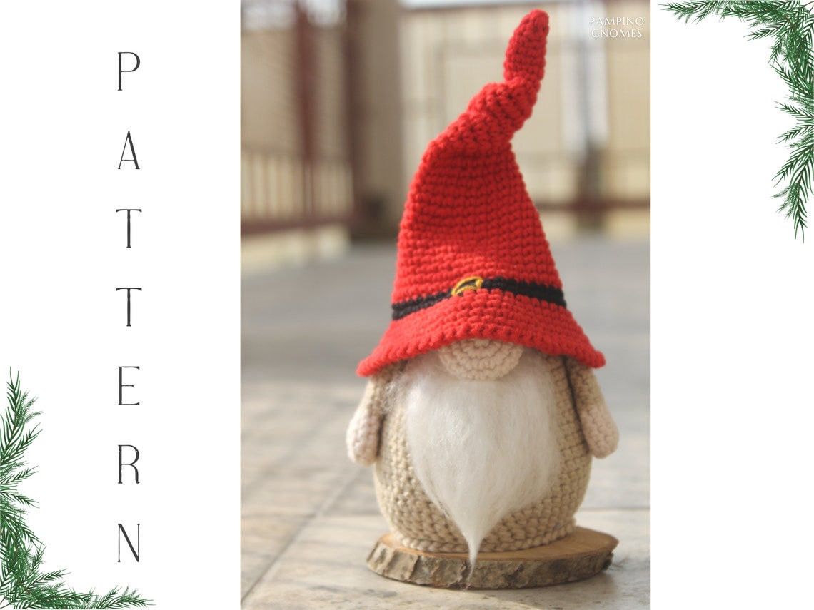 Crochet Christmas Santa Gnome Pattern Amigurumi Christmas - Etsy