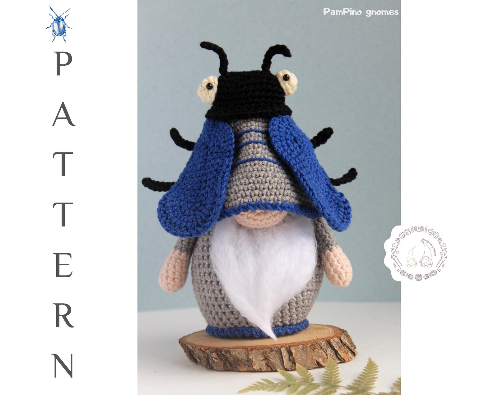 Crochet Garden Bug Gnomes Set Amigurumi Bugs Crochet Gnome - Etsy