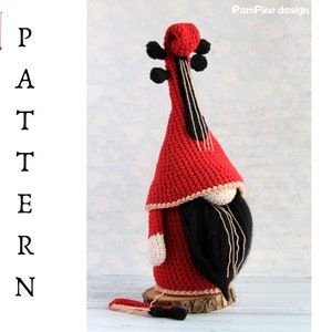Crochet Violin Gnome Pattern, Amigurumi Violin Gnome, Crochet Music ...