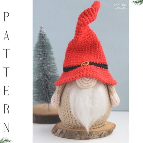 Crochet Christmas Santa Gnome Pattern Amigurumi Christmas - Etsy