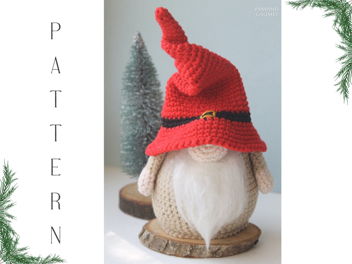 Crochet Christmas Santa Gnome Pattern Amigurumi Christmas - Etsy