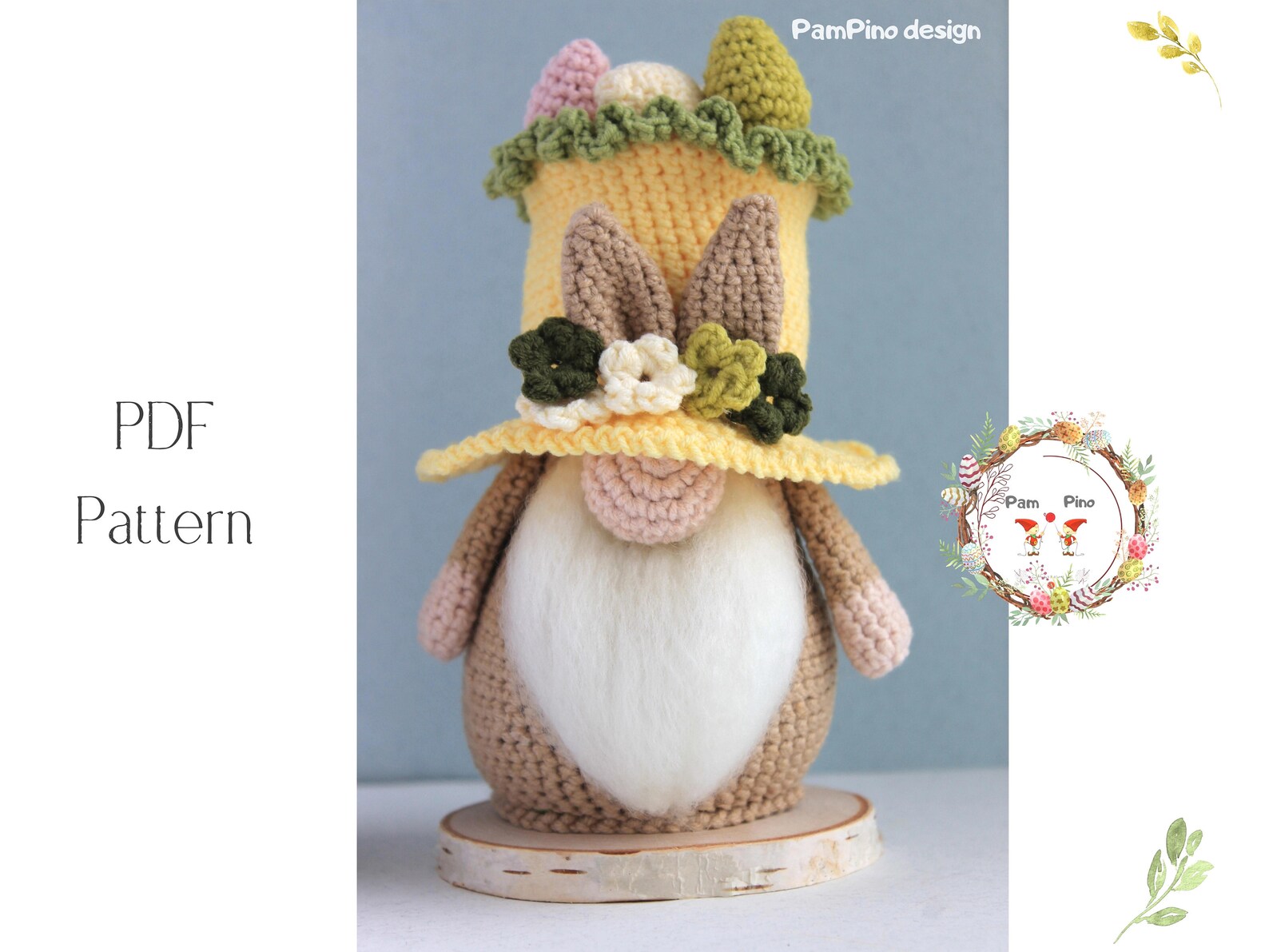 Crochet Easter Gnomes Set Pattern Amigurumi Easter Gnomes - Etsy