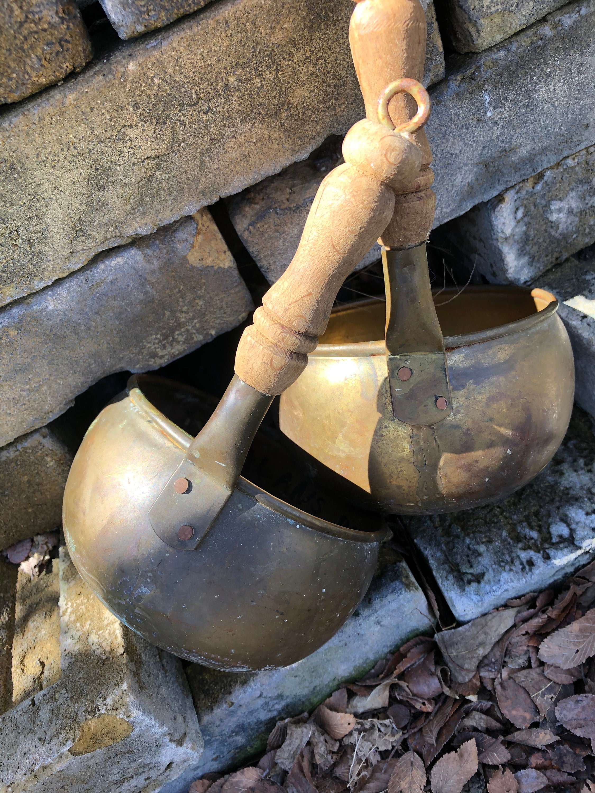 Colonial Style Water Dippers/ladles Set of 2 - Etsy