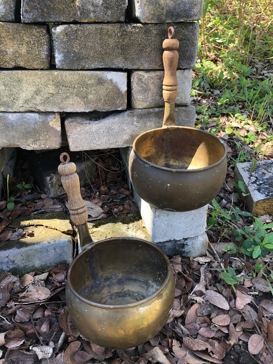 Colonial Style Water Dippers/ladles Set of 2 - Etsy