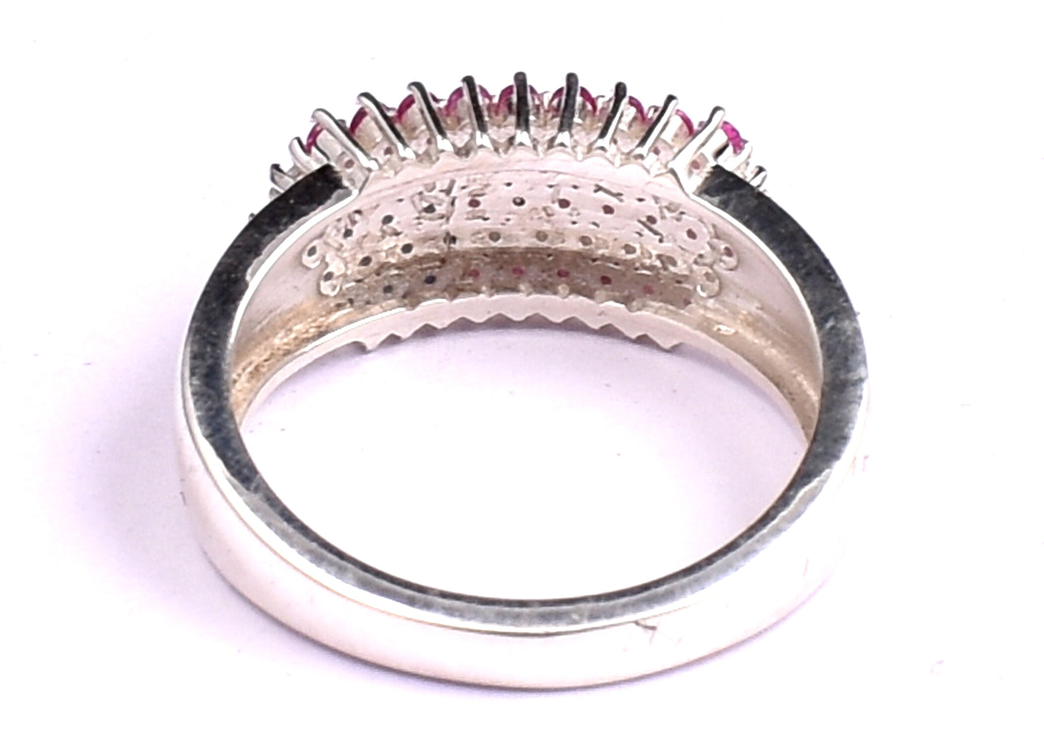 American Flag Statement Ring-sterling Silver Patriotic Ring-handmade ...