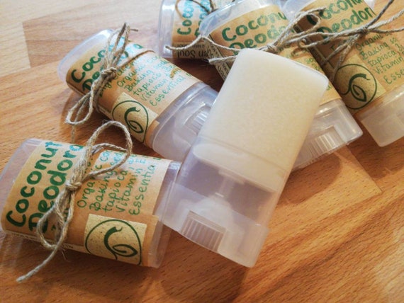 Coconut deodorant travel size. All natural body scent control. | Etsy